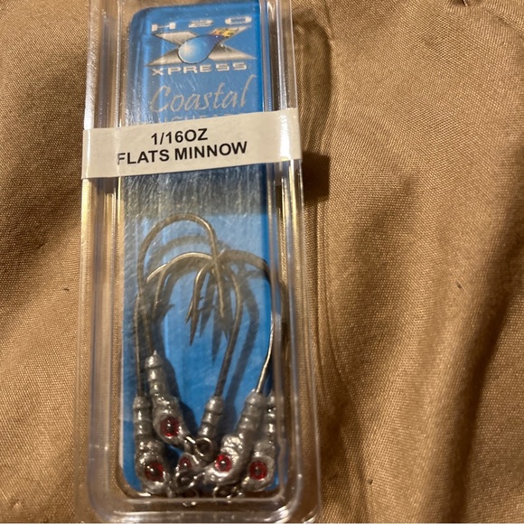Other | H2o Express Jig Heads Red 116 Jig Heads 116 Oz Flat Minnows 4 ...